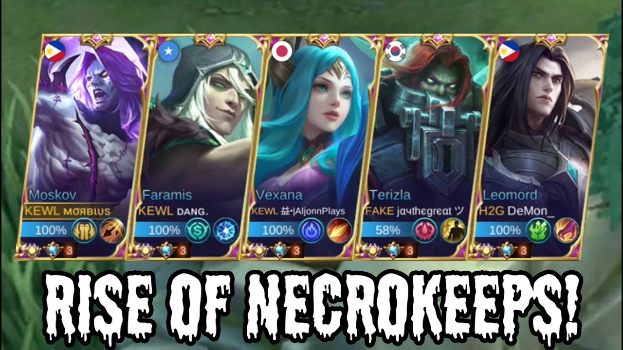 5 MAN NECROKEEP SQUAD! THIS IS LITERALLY RISE OF THE NECROKEEPS! MLBB ...