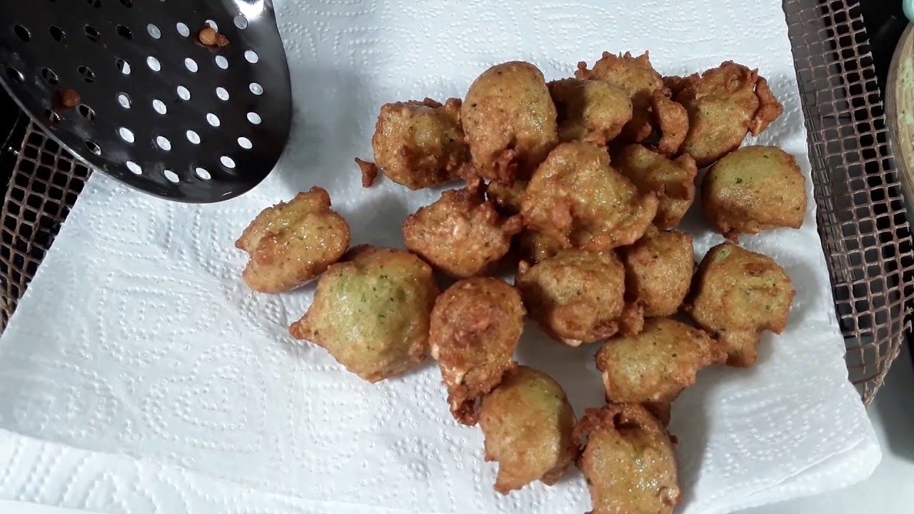 How to make Bagia with Black Eye Beans. Recipe - YouTube