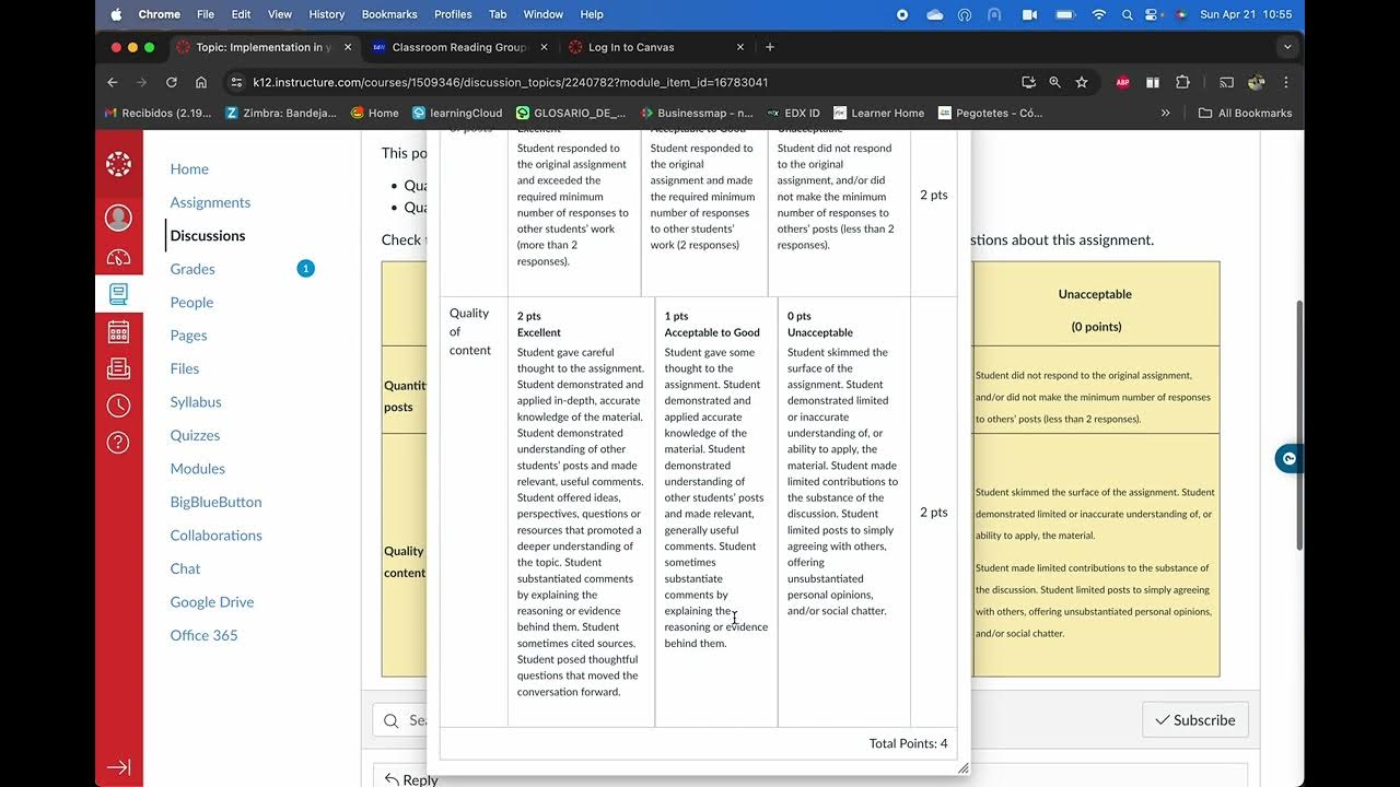 Canvas LMS Navigation in the Small Group Instruction mini-course - YouTube