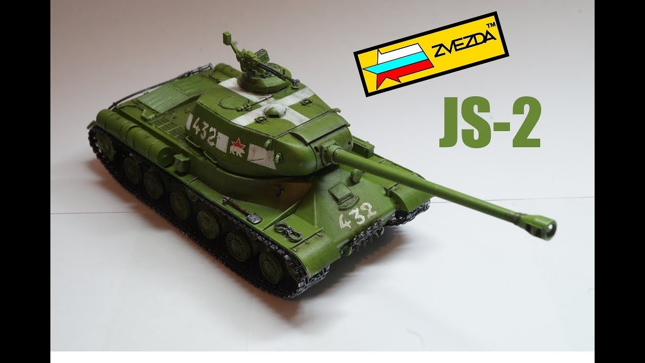 Zvezda 1/72 JS-2 Tank Full Build - YouTube
