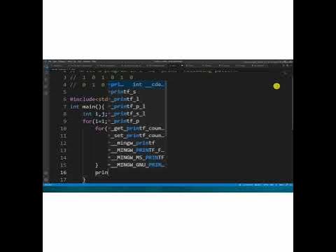 program of one , zero in c language || #shorts ||#coding - YouTube