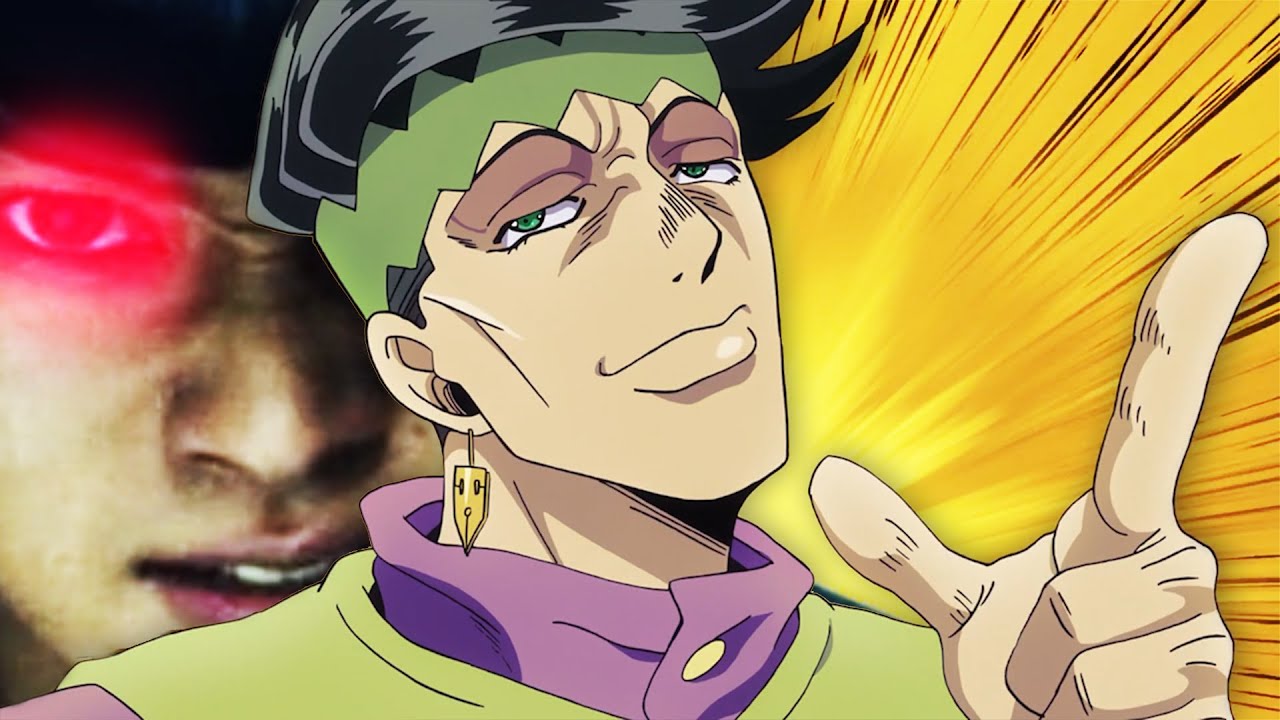 Josuke gets so mad he turns 3D - YouTube