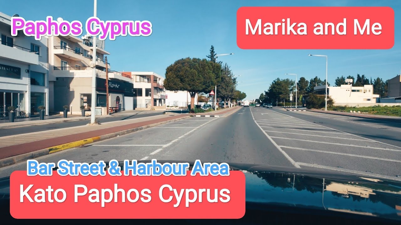 Kato Paphos Cyprus Bar Street - YouTube