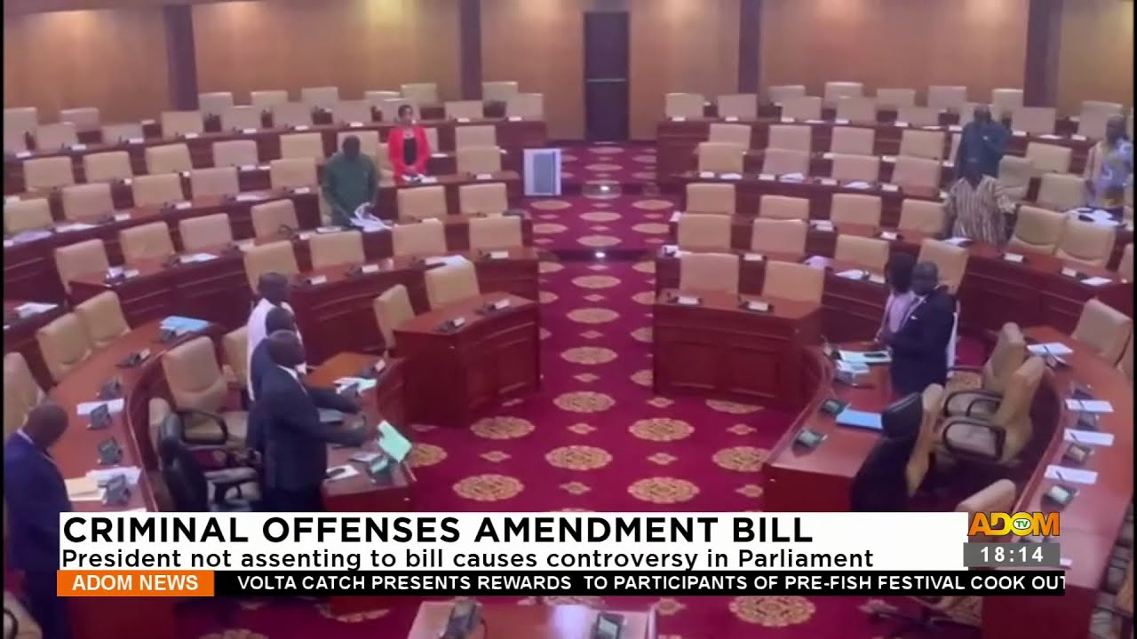 Criminal Offenses: President not assenting to bill causes controversy ...