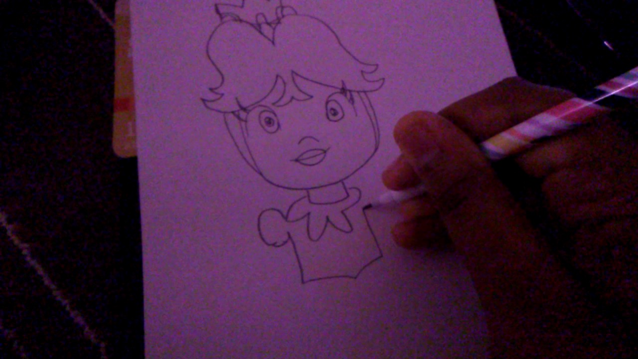 How to draw Princess Daisy - YouTube