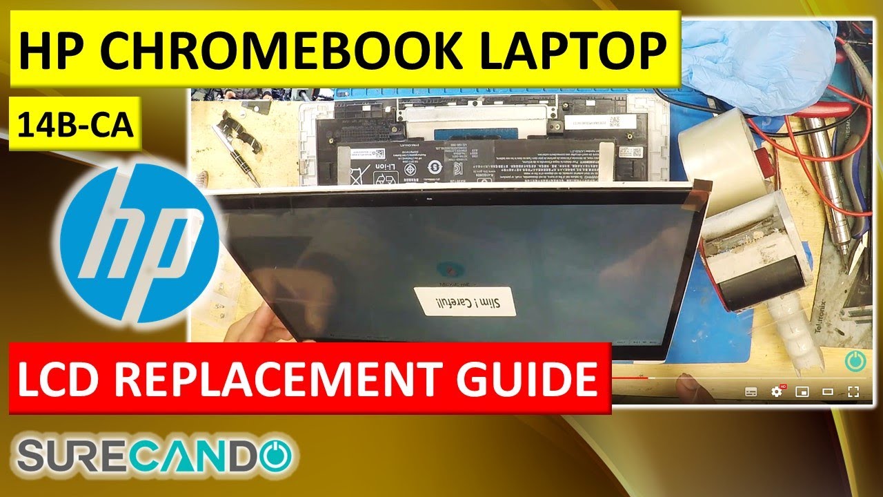 Fixing a Broken Screen: HP Chromebook 14B-CA LCD Swap | Tech Repair ...