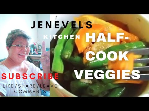 Don't overcook your vegetables / A half cook veggies are nutritious ...