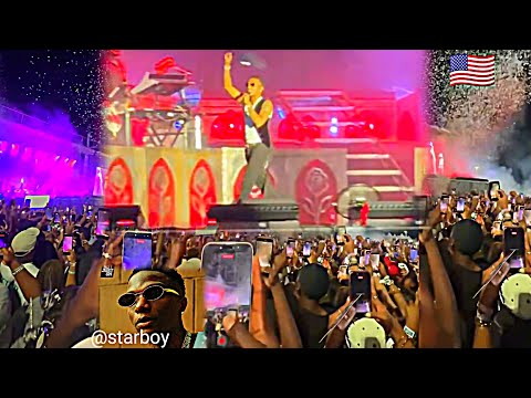 Wizkid Starboy made history at AFRO plus festival in Washington DC as he shutdown 50k capacity 