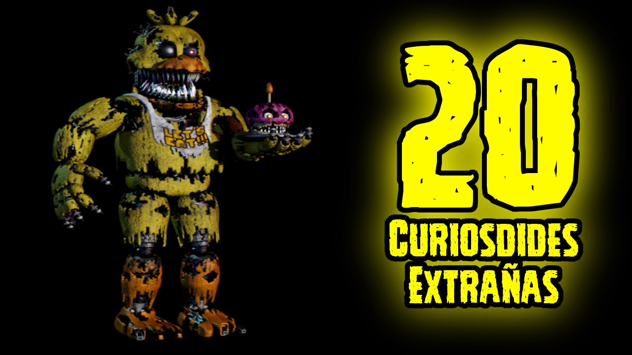 TOP 20: 20 Curiosidades Extrañas De Nightmare Chica De Five Nights At ...