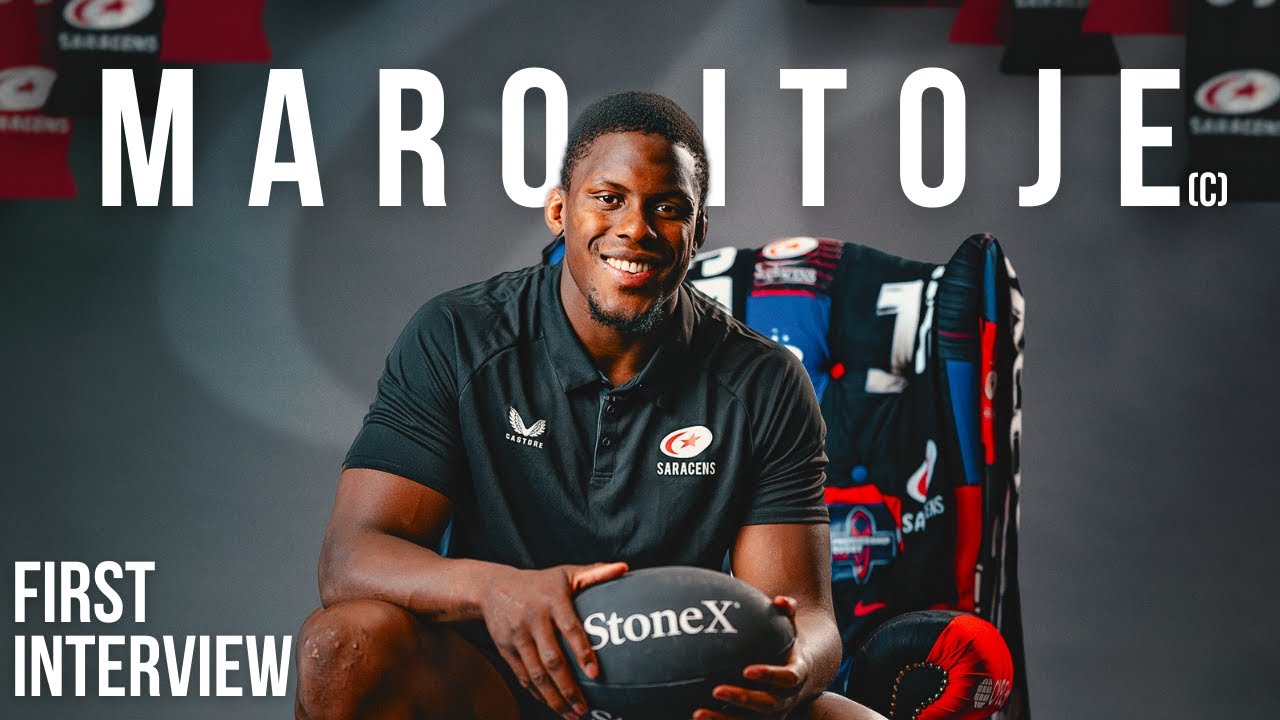 Maro Itoje's first interview as club captain! - YouTube