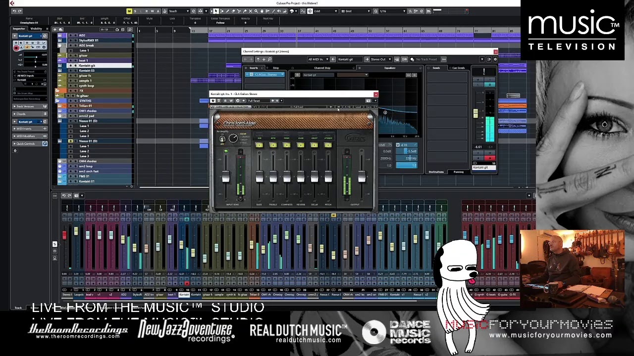 MUSIC™ STUDIO - LIVE with Emile Bode (producer) www.we-make-music.com ...