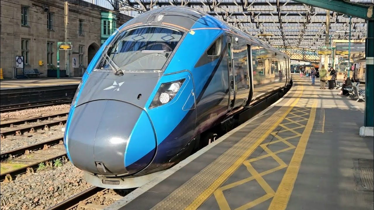TPE Class 802 departing Carlisle - YouTube