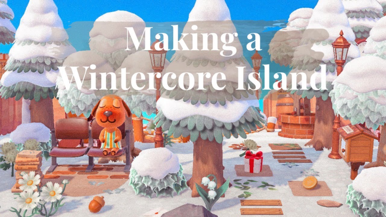 Terraforming my Wintercore Island - ACNH - YouTube