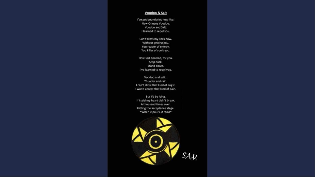 Voodoo & Salt: #poem #poetry #creative #art #sass #poetryreadings # ...