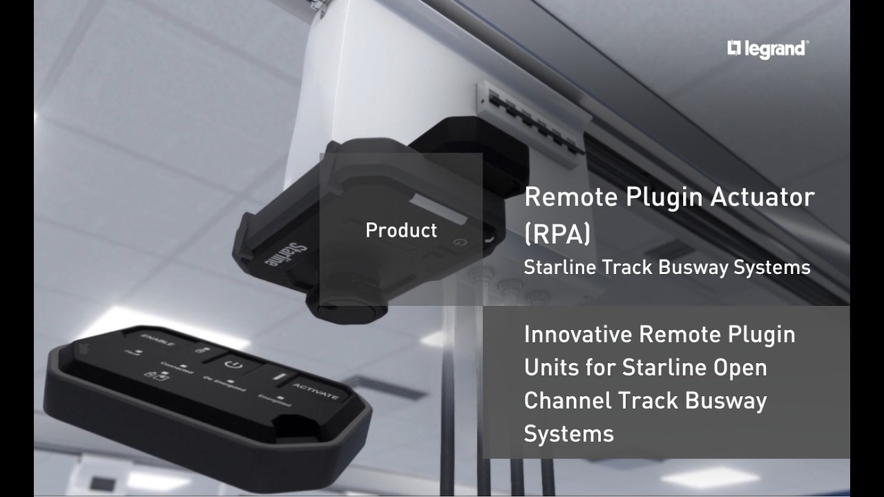 Starline Track Busway Systems: Remote Plugin Actuator (RPA) - YouTube
