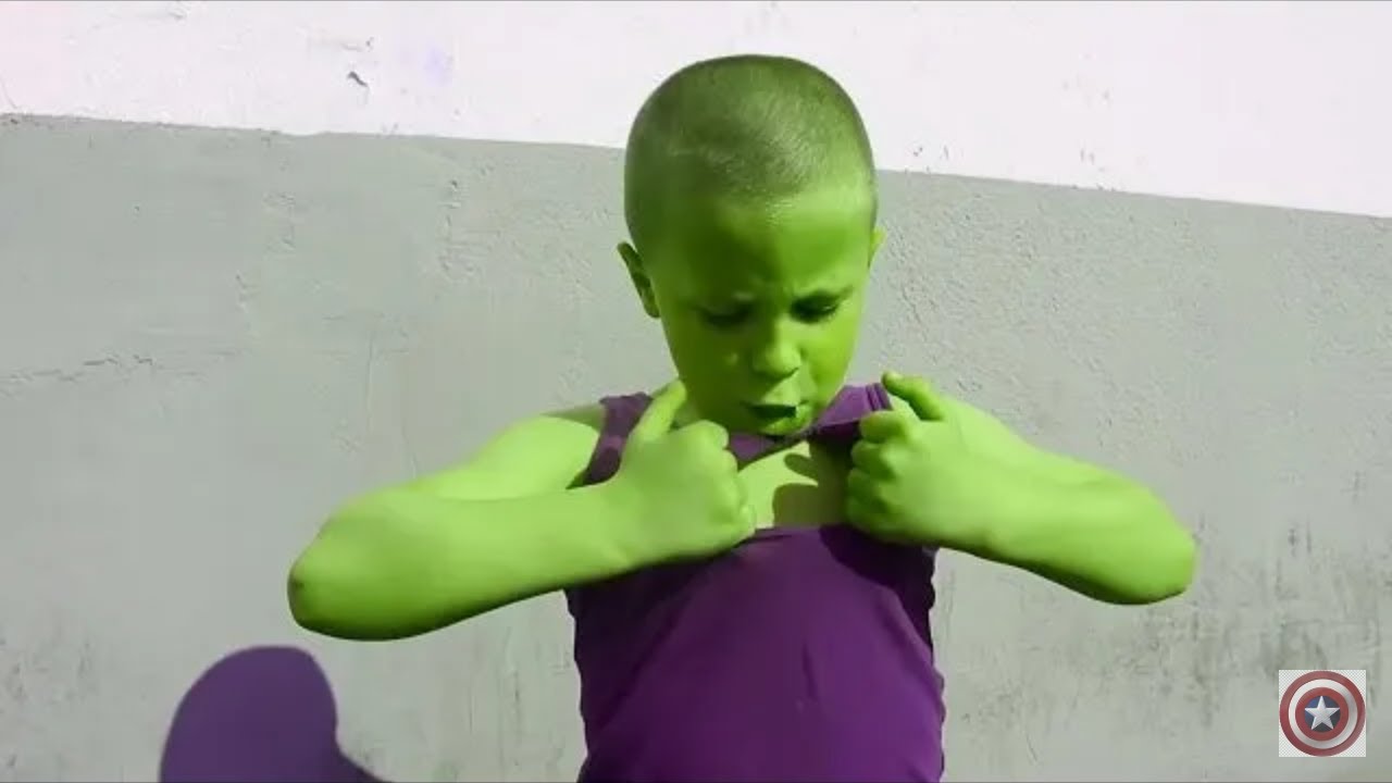 Little Hulk anak kecil lucu - YouTube