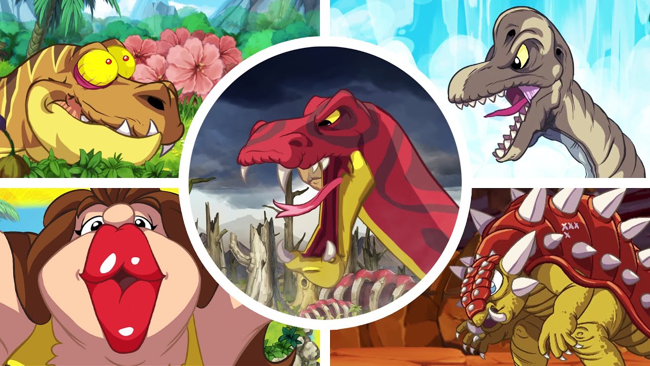 New Joe & Mac - Caveman Ninja - All Bosses + All [Good Fat & Ugly ...