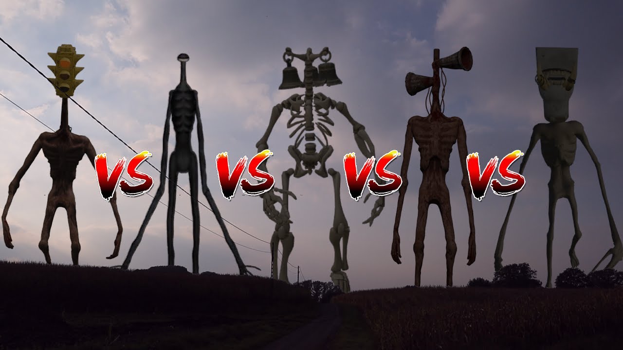 Siren Head VS Bell Head VS Light Head VS Toilet Head VS Traffic Light ...