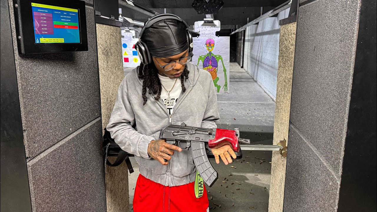 First Time Shooting A Micro Draco - YouTube