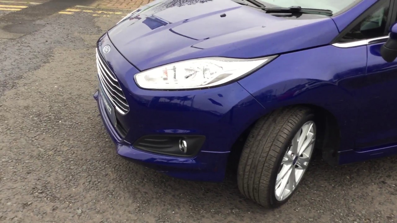 Used Ford Fiesta 1.0 EcoBoost Titanium X 5dr Deep Impact Blue 2017 ...