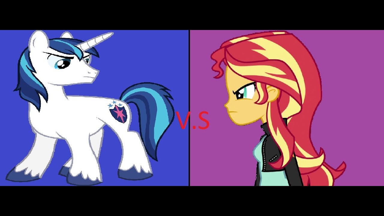 Sunset Shimmer vs Shining Armor TRAILER - YouTube