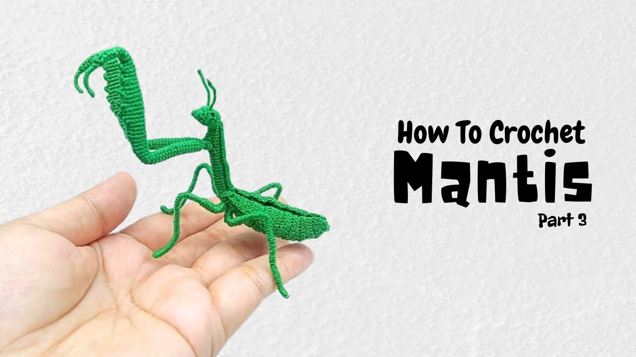 How to Crochet Mantis Amigurumi Tutorial | Part 3 - YouTube