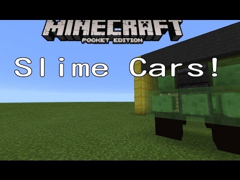 Moving Slime Cars! | MCPE - YouTube