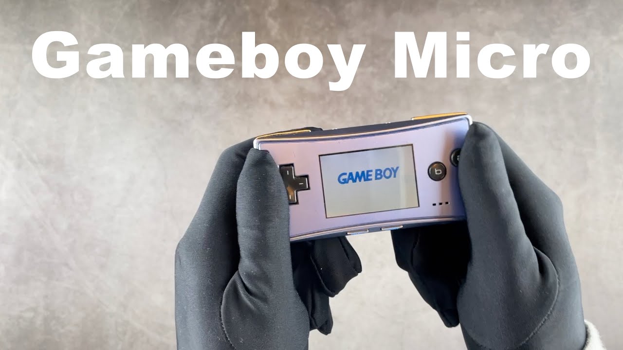Unboxing Nintendo Gameboy Micro | ASMR - YouTube