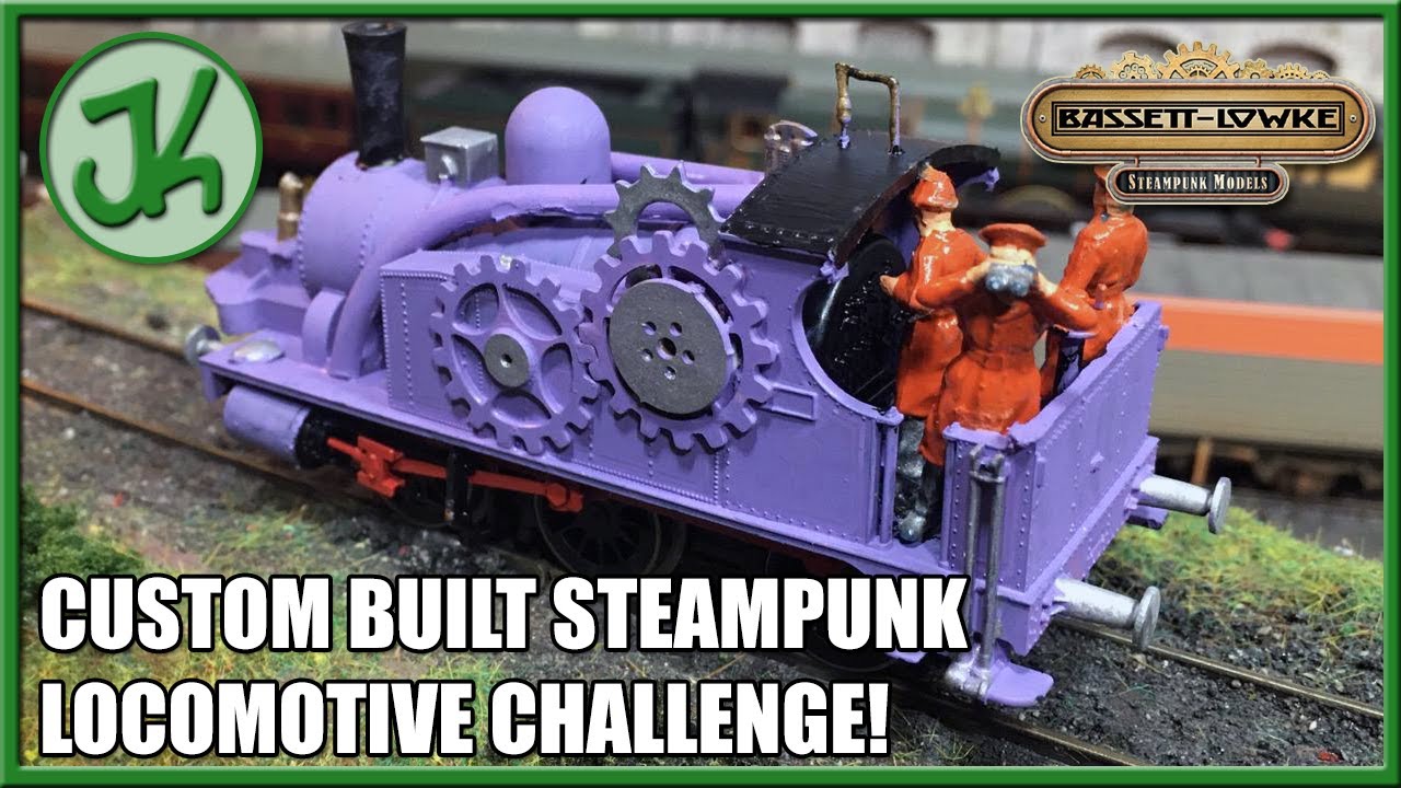 Custom Built Steampunk Locomotive Challenge! - YouTube