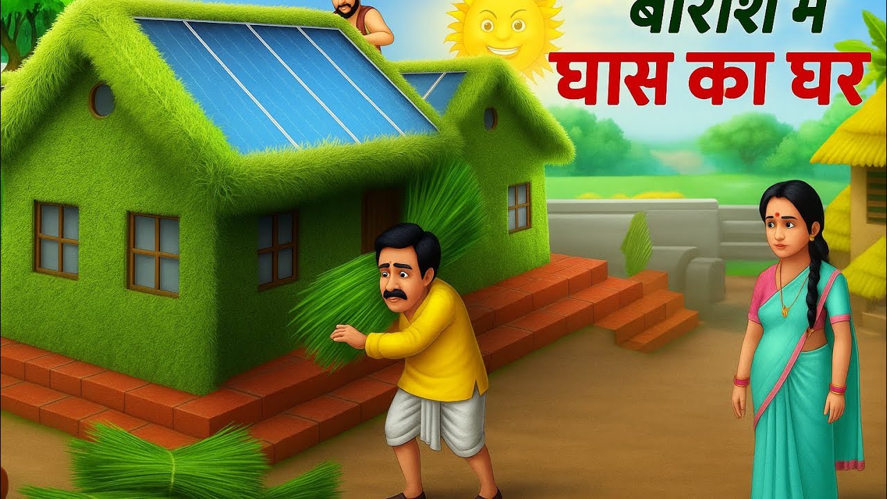 घास का घर और रसोई||Ghash Ka Our Rashoi ||#newkahani - YouTube