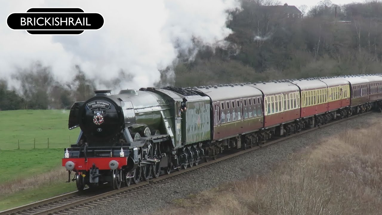 LNER A3 60103 'Flying Scotsman' - East Lancashire Railway - 17/03/23 ...