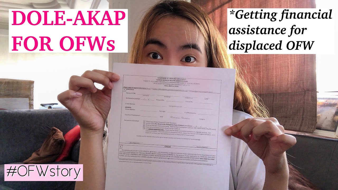 DOLE-AKAP for OFWs (Financial Assistance for Repatriated OFW Due to ...