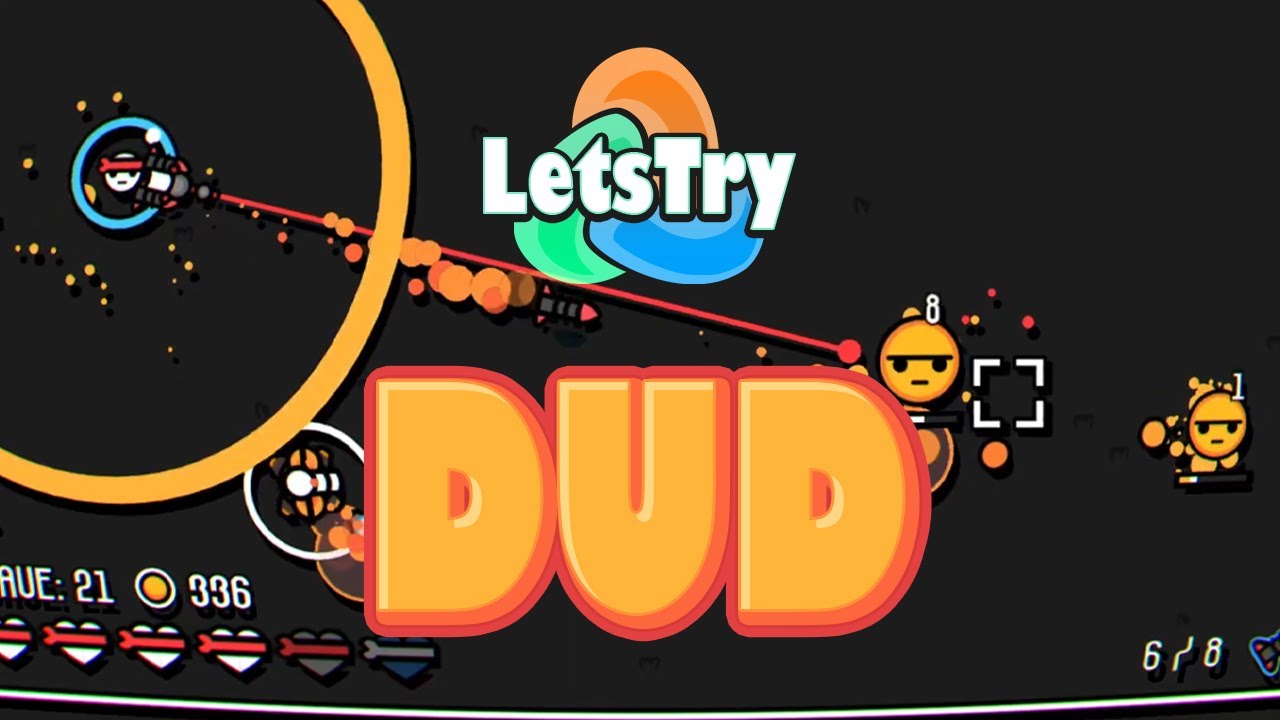 DUD! Free itch.io Gun-Modification + Turret Roguelike Game - YouTube