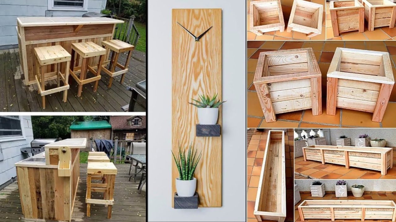 40 Awesome DIY Pallet Projects Ideas - YouTube