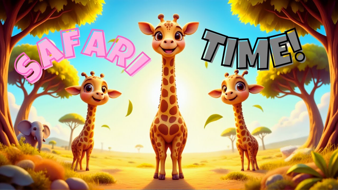 Tall Giraffe Song for Kids | Fun & Educational Animal Song for Toddlers ...