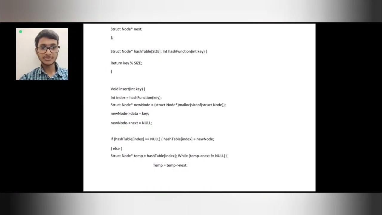 INTRODUCTION AND STATIC HASHING - YouTube