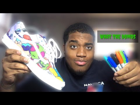 Custom SHARPIE VANS!!🦋 - YouTube
