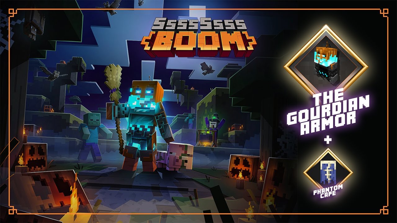 The Gourdian Armor Gear Drop + Phantom Cape Unlock!! | Minecraft ...