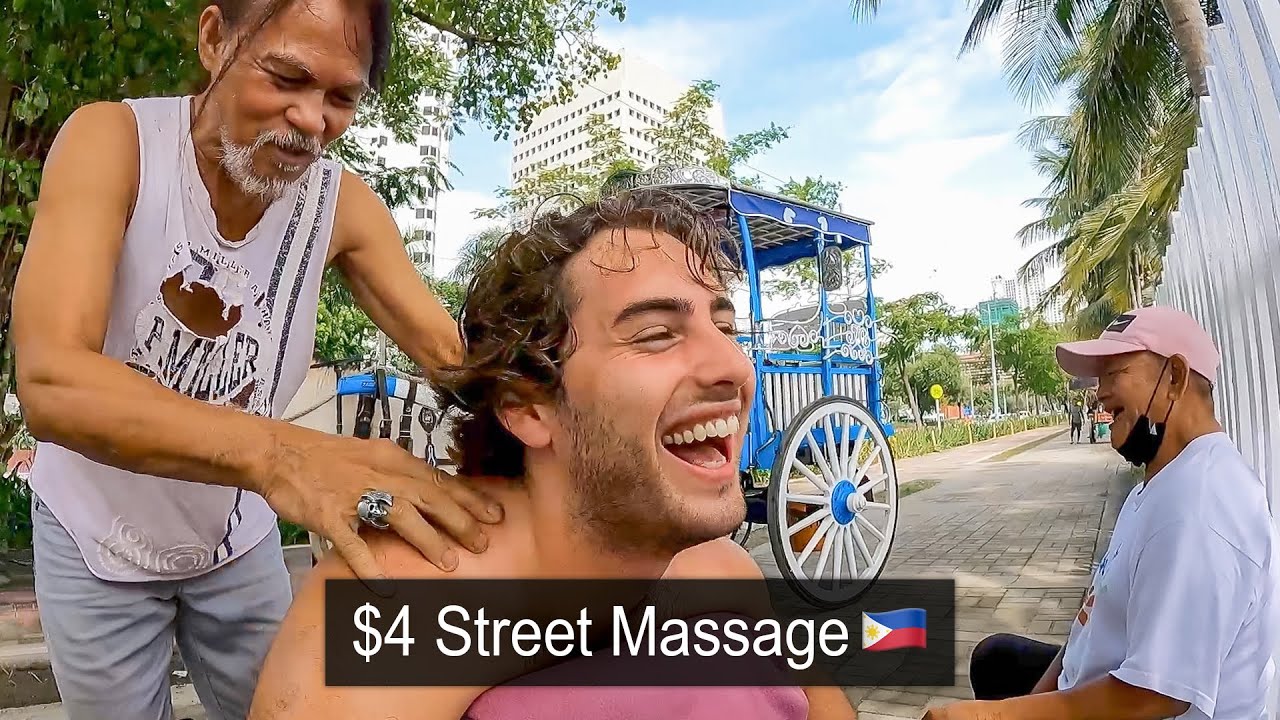 $4 Street Massage 🇵🇭 - YouTube
