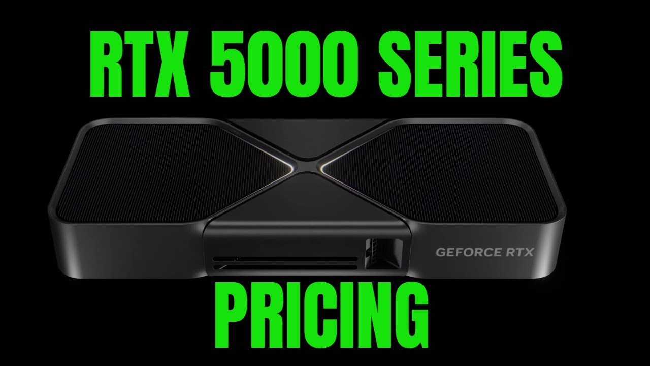 RTX 5000 Series Prices - DLSS4 - YouTube