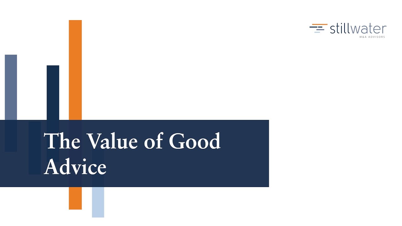The Value of Good Advice - YouTube