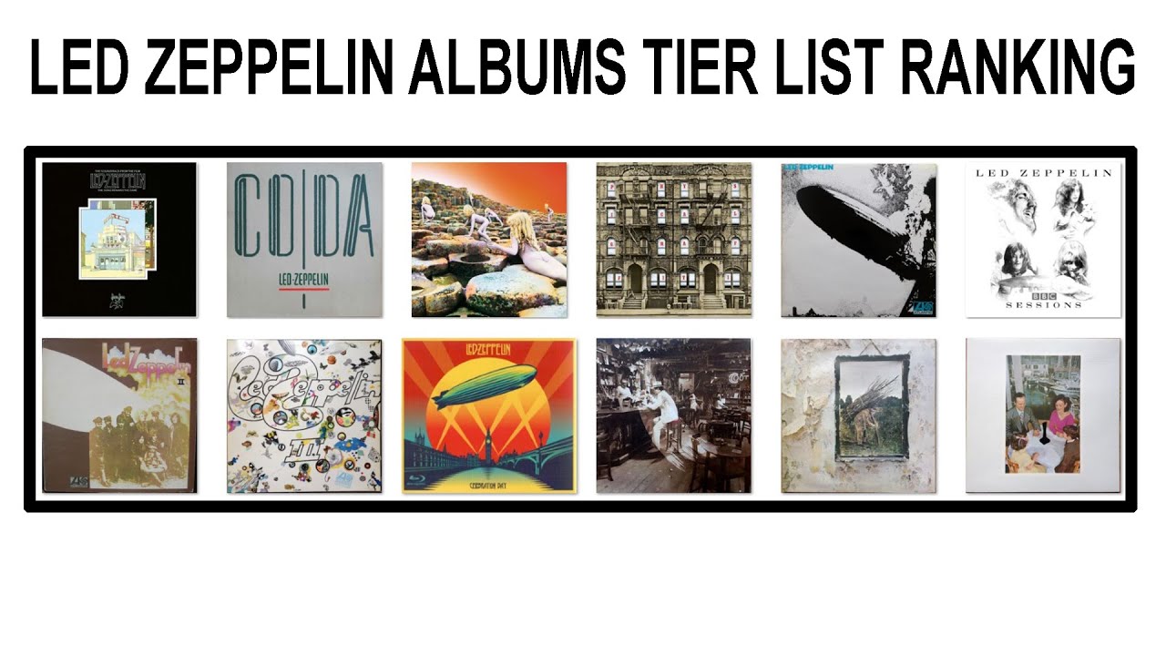 LED ZEPPELIN ALBUMS TIER LIST RANKING - YouTube