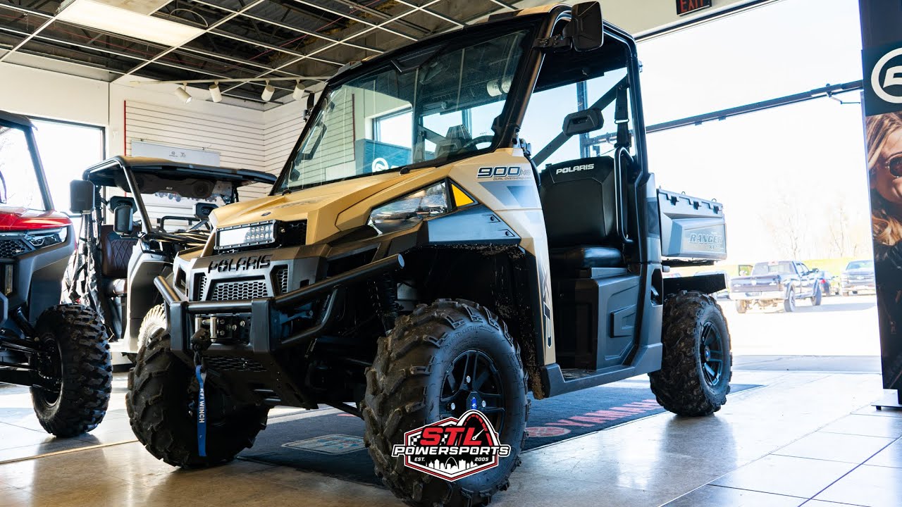 2019 Polaris RANGER XP 900 EPS MILITARY TAN - YouTube