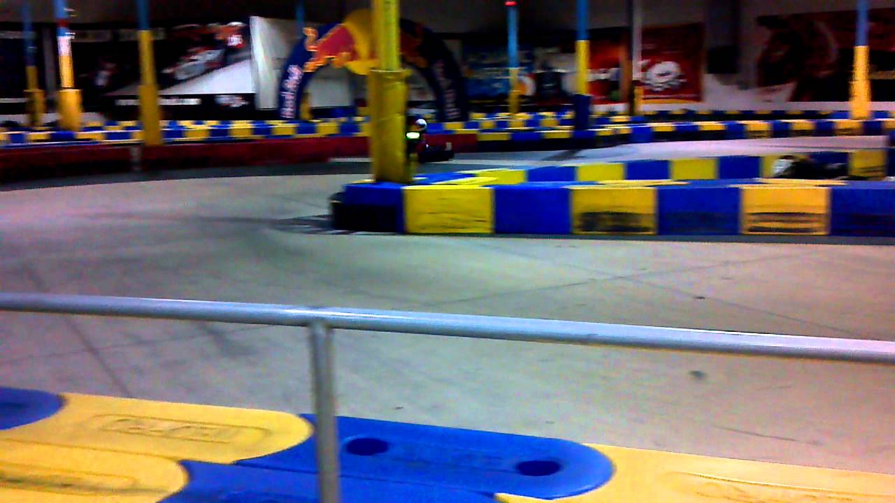 Chicago indoor racing, track 2 counter clock - YouTube