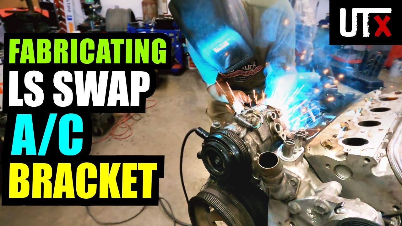 Don't NOTCH That FRAME! - Fabricating CUSTOM AC Compressor Bracket for ...