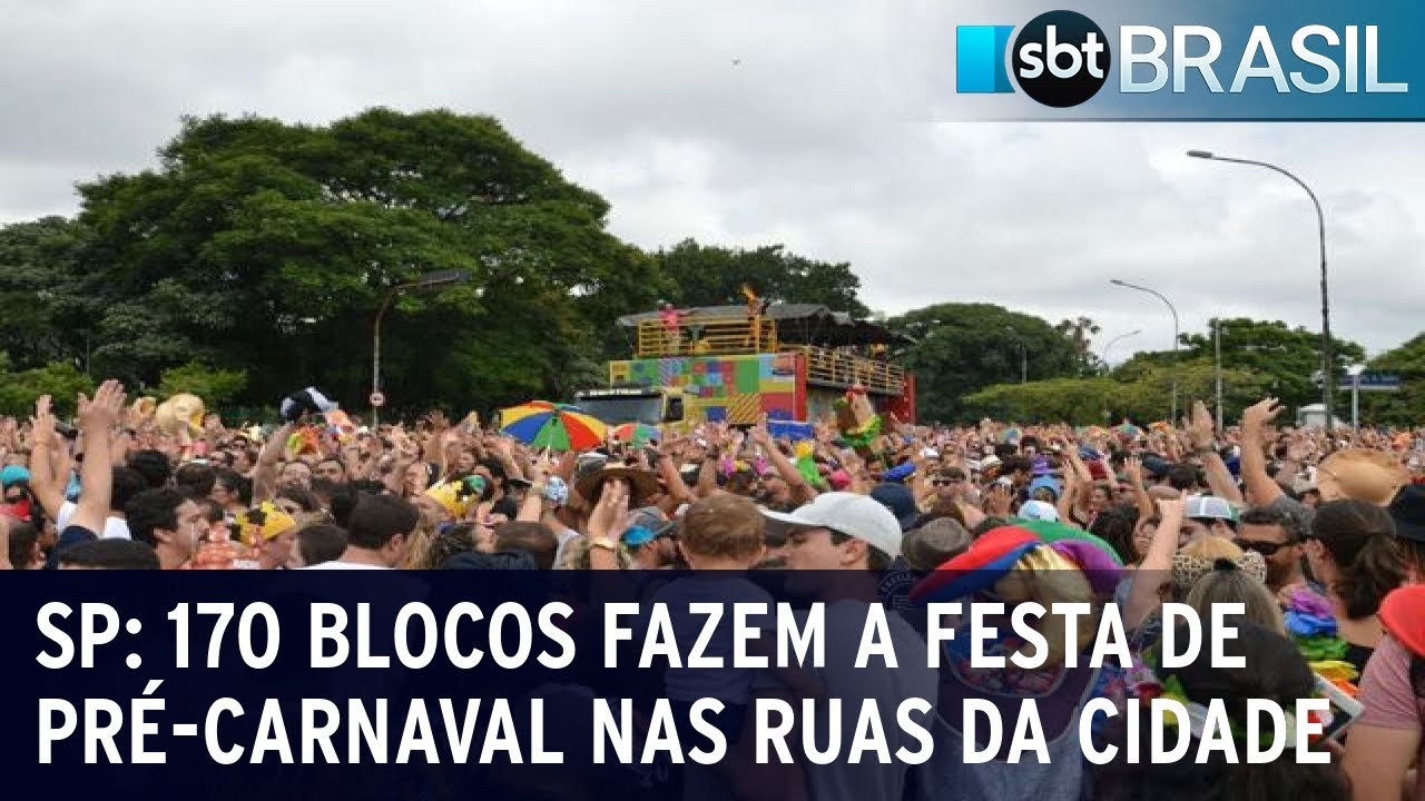 SP: 170 blocos fazem a festa de pré-carnaval nas ruas da cidade | SBT ...