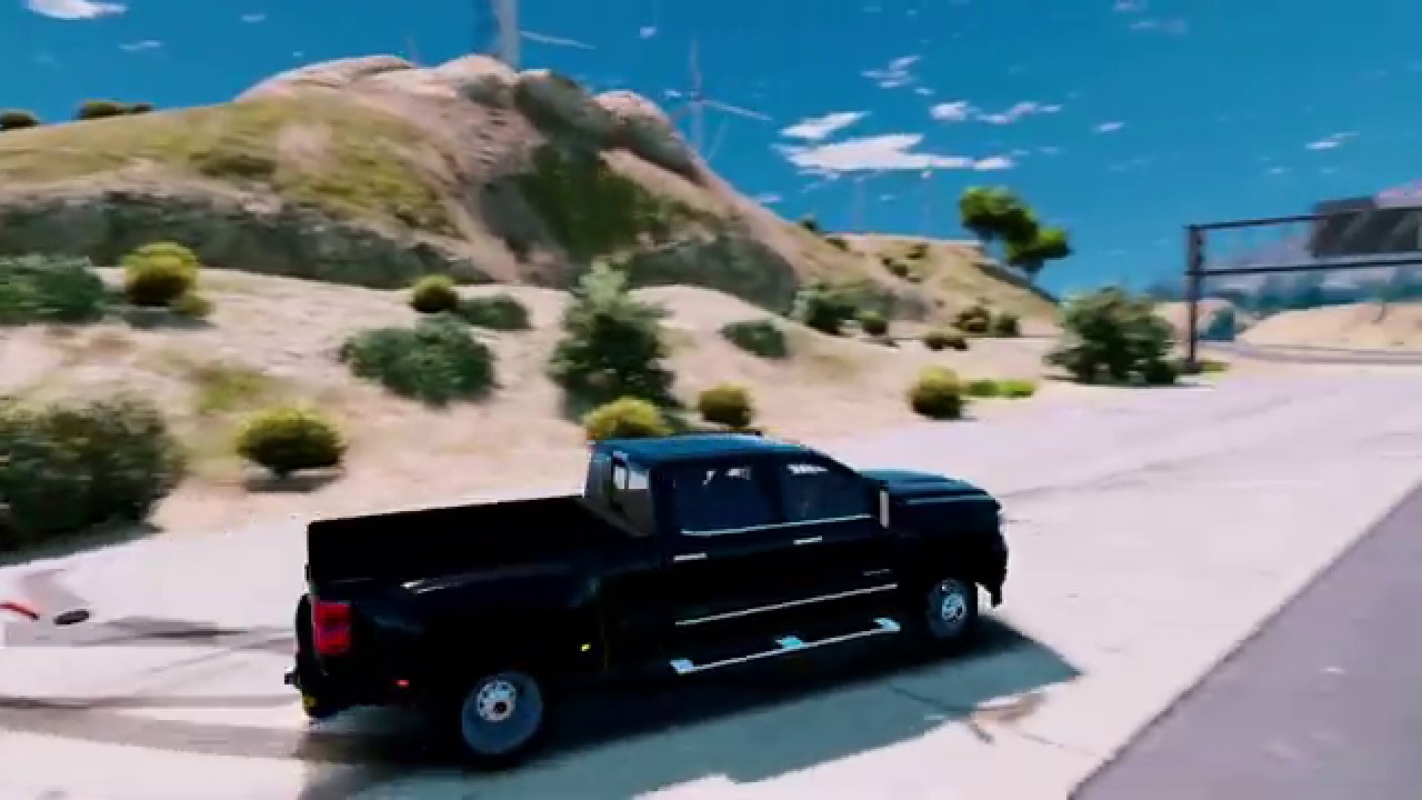 2018 GMC Sierra Denali 3500D GTA 5 Realistic Graphics MOD PC -1440p60 ...