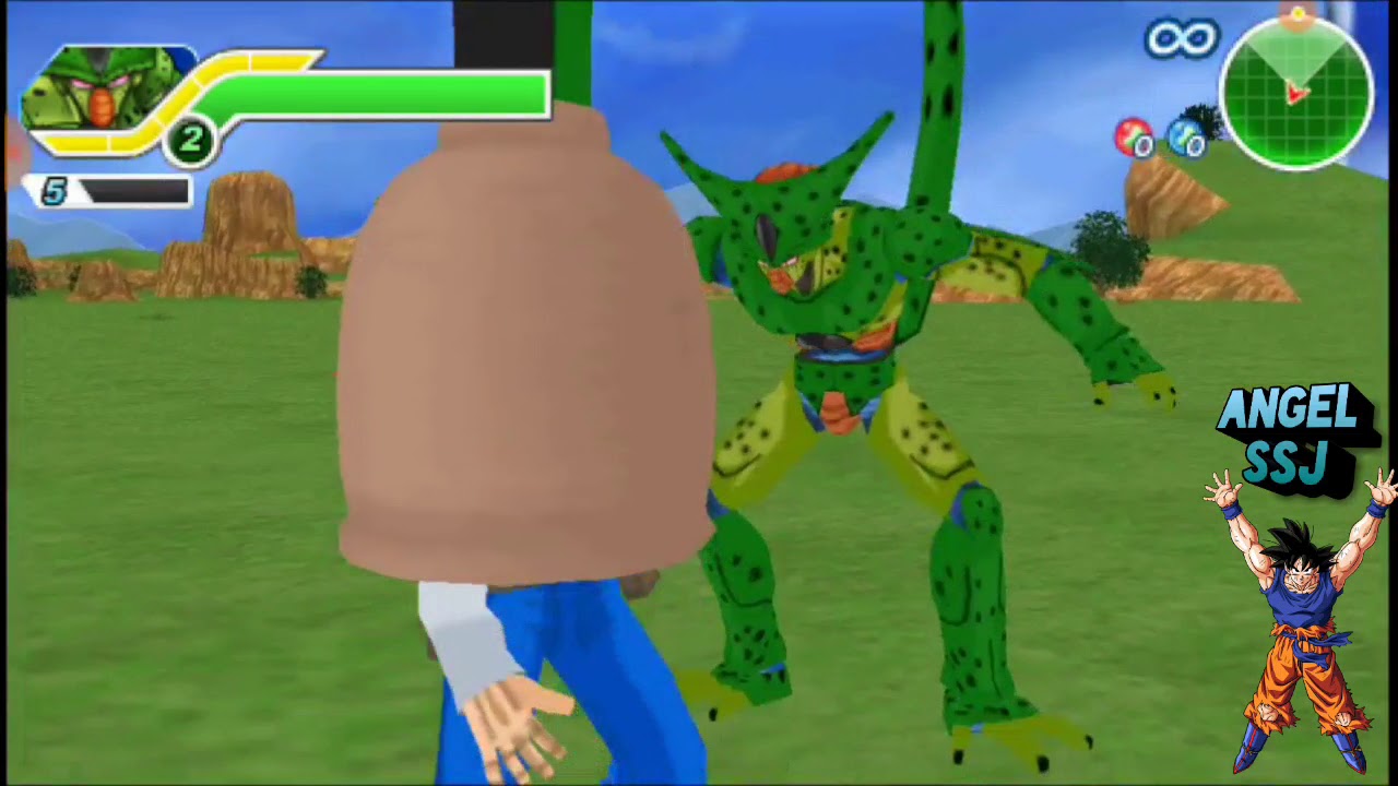 Cell absorbe a N.17 y N.18 Dragón ball tenkaichi tag team - YouTube