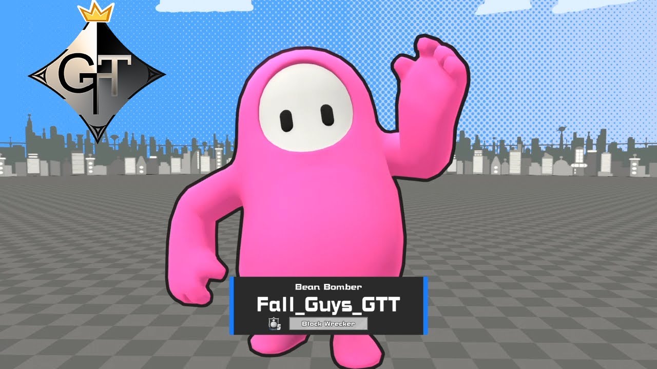 Playing Bomberman Online as a Fall Guy Bean - YouTube