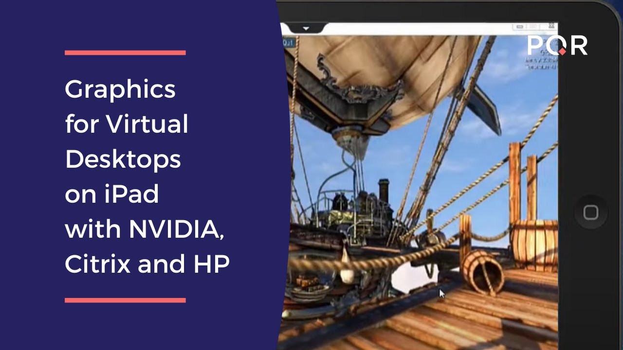 Graphics for Virtual Desktops on iPad with NVIDIA, Citrix and HP - YouTube